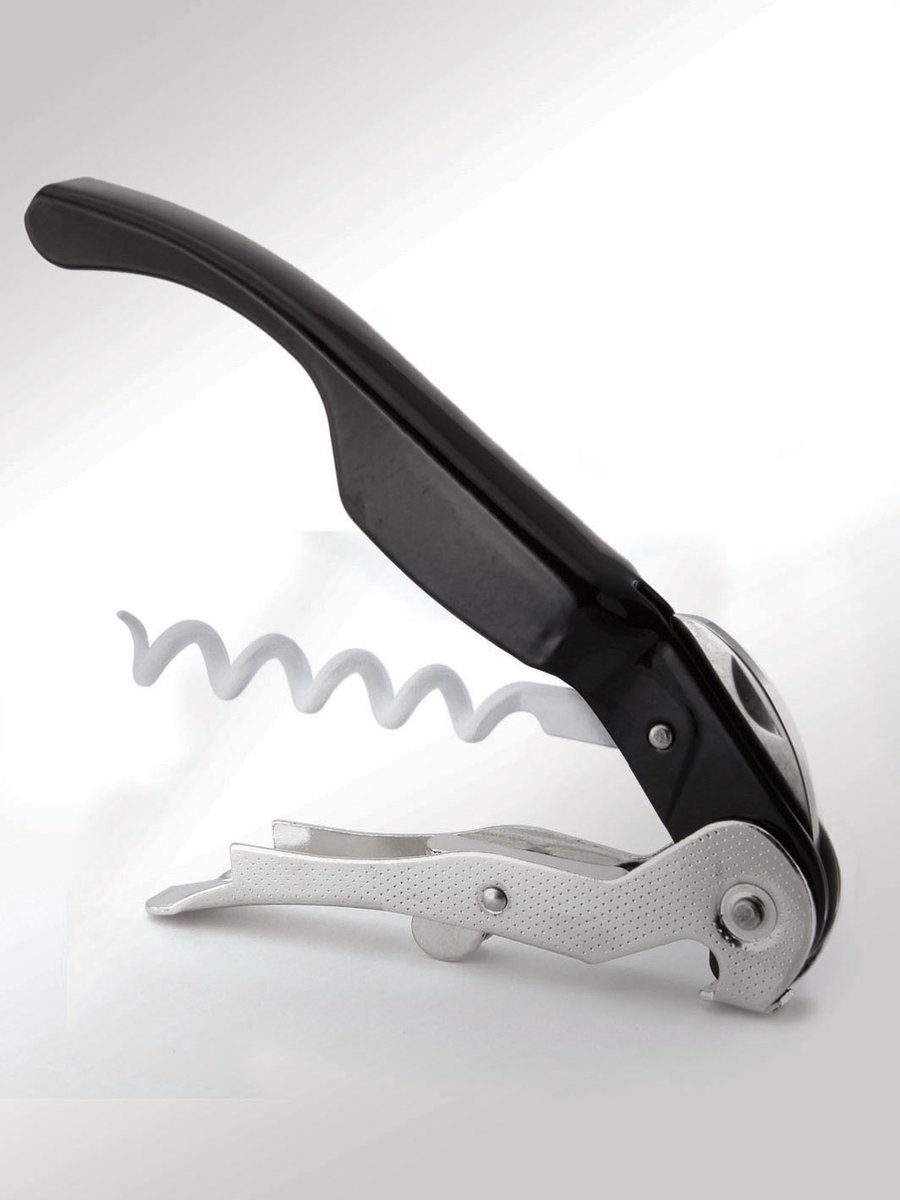 Pulltex Pullparrot RVS Kurkentrekker Linkshandig Zwart - ClickCut systeem - Verwijder... | bol.com