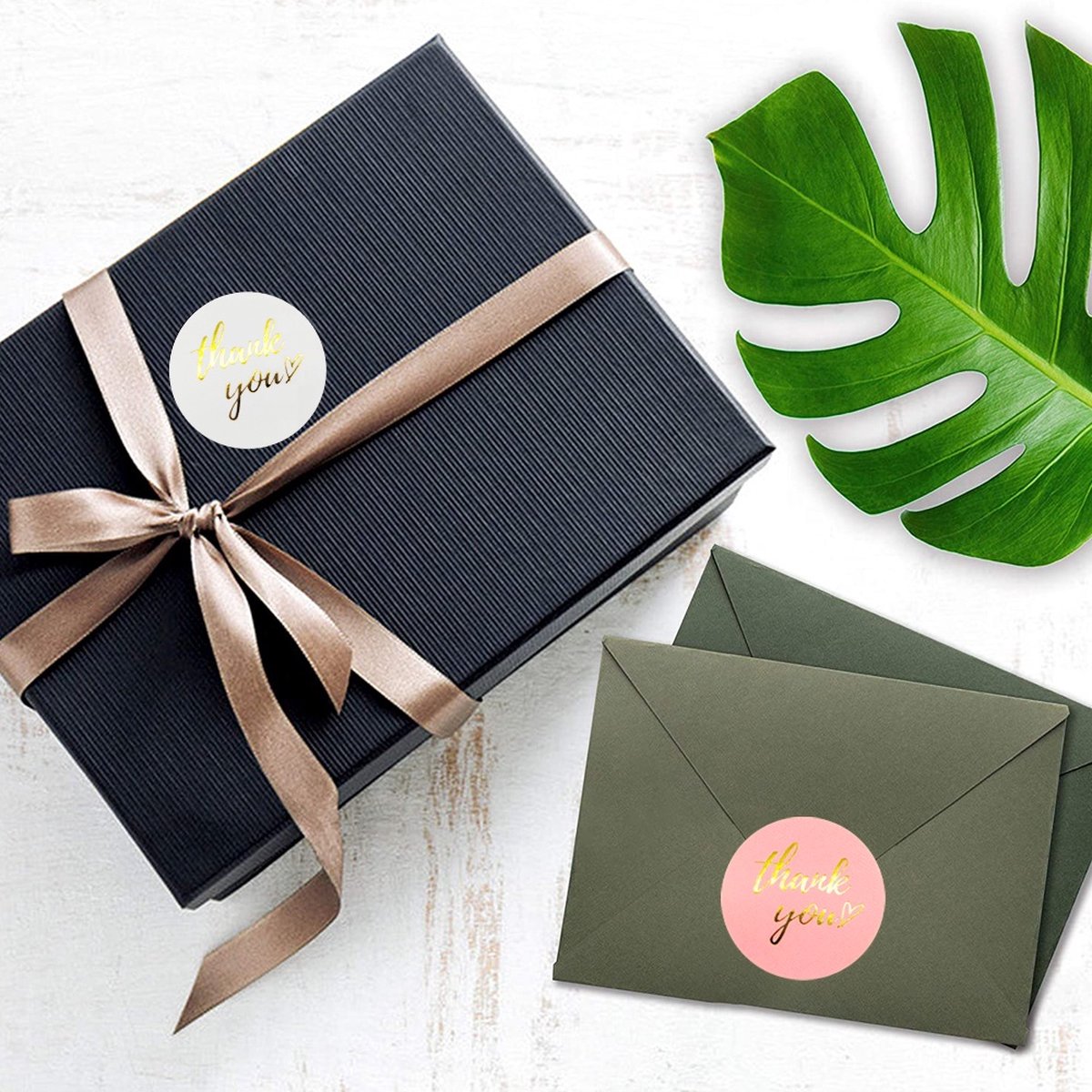 Thank You stickers 500!! stuks! - Sluitstickers - Sluitzegel - Bedankt - Thanks -... | bol