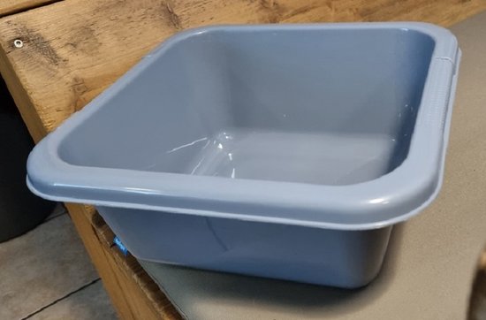 Afwasbak vierkant 32x32cm in grijs | bol