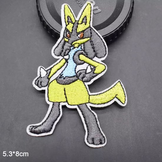 Lucario strijk embleem - pokemon patch - patches - stof & strijk applicatie | bol