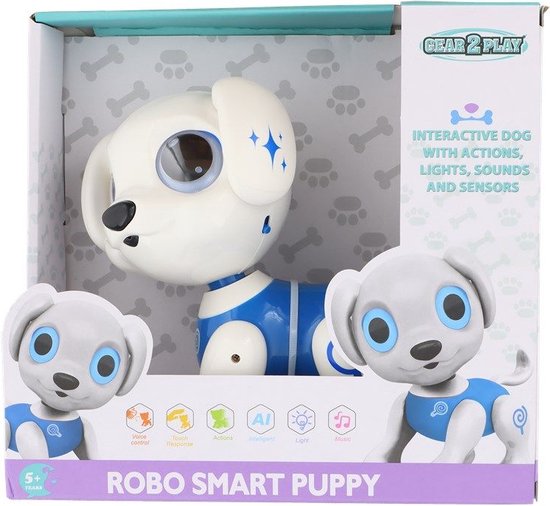 Robot hondje | Interactieve mini robot | Met licht en geluid | | bol.com