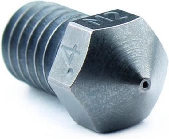 Micro Swiss M2 gehard stalen nozzle - M6 - 1.75 mm - 0.4 mm | bol