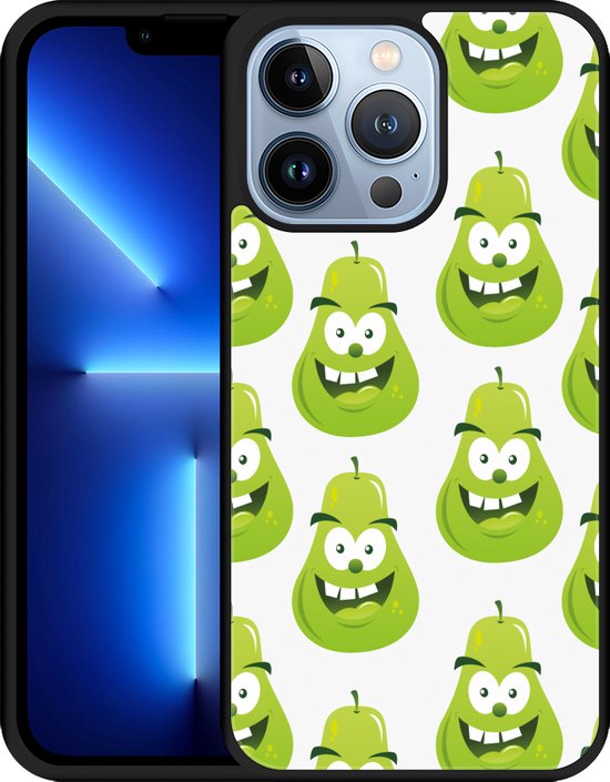 iPhone 13 Pro Hoesje - Design op Glas - Happy Peer - Designed by Cazy | bol