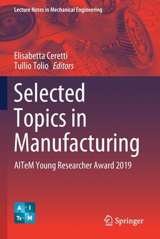 Selected Topics in Manufacturing | 9783030577315 | Boeken | bol.com