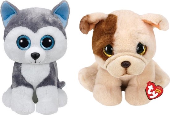 Ty - Knuffel - Beanie Buddy - Slush Husky & Houghie Dog | bol.com