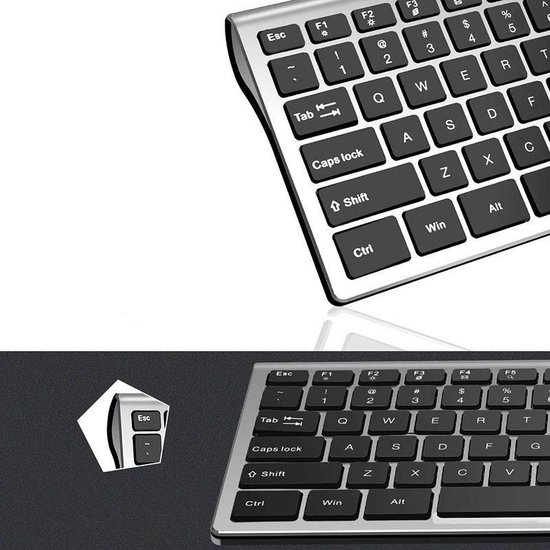 QWERTY Toetsenbord - Draadloos – Multimedia keyboard – USB 3.0 ...