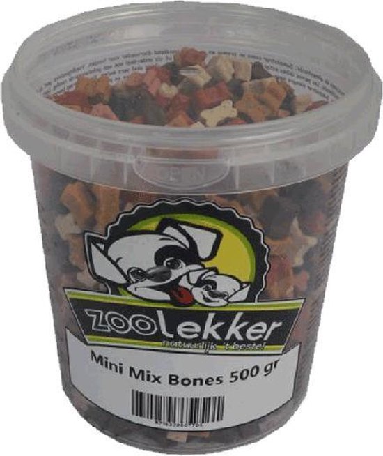 Zoolekker Mini Mix Bones 500 gram | bol.com
