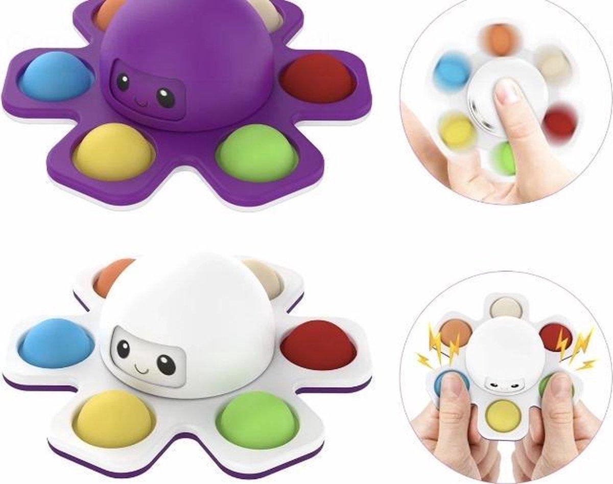 Octopus Spinner - Fidget Toys - Mood Spinner - Pop It Spinner - Fidget ...