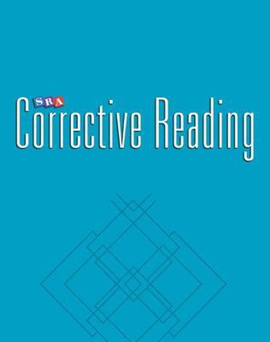 Corrective Reading Decoding Level B1 Teacher Materials 9780026748261 Mcgraw Hill Bol