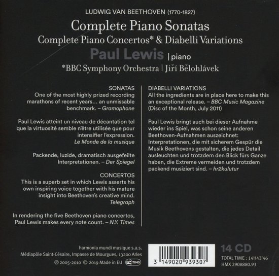 Paul Lewis, BBC Symphony Orchestra, Jiri Belohlávek - Beethoven ...