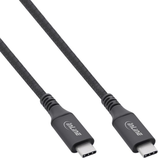 USB-C Kabel - USB 4 Gen 3x2 - 0,5 meter - Zwart | bol