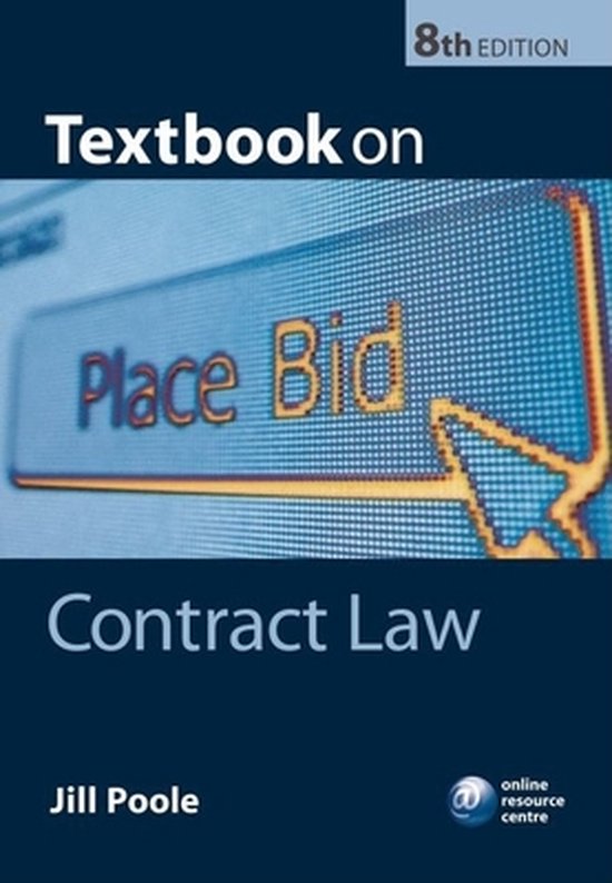 Textbook on Contract Law | 9780199282487 | Poole | Boeken | bol