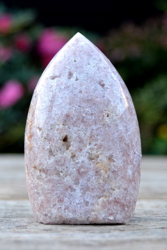 Decoratief edelsteen roze Amethist sculptuur # 6 | bol