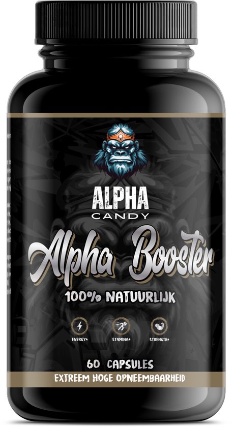 Alpha Candy Testosterone Booster 100% Natuurlijk - Fadogia Agrestis ...