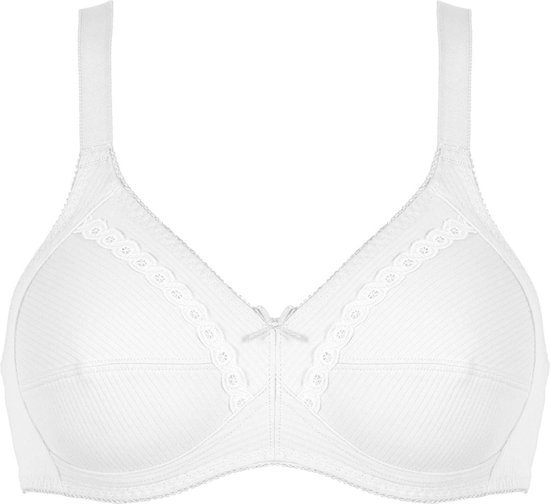 Naturana 100% katoenen soft BH zonder beugels maat 80F wit | bol