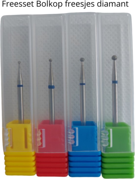 Bolkopfrees Set Diamant - 4 stuks - Professioneel set | bol