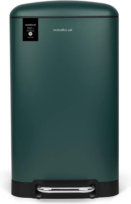 Prullenbak 60 liter Roestvrijstaal - Grote Inhoud - Soft-Close Deksel ...