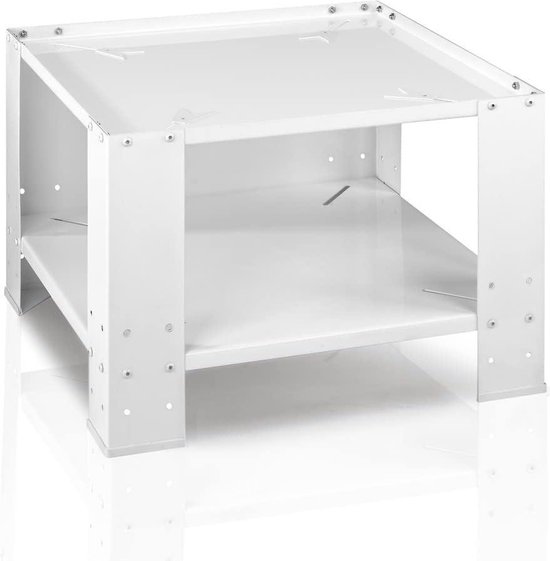 Wasmachine verhoger - onderstel - 40 cm - Stabiel, wit, opbergruimte | bol