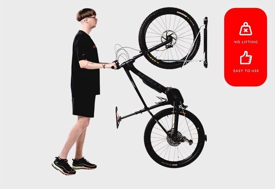 Fietsendrager voor E-Bike - Fietsenrek Muurmontage - Bike Rack Garage Fietsenstalling | bol