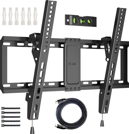 TV bracket for most 37-82 inch LED LCD plasma flat curved TVs, tiltable ...