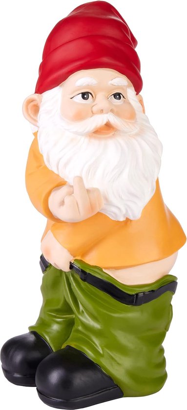 Kabouter Middelvinger - Kabouter - Tuinkabouter Grappig - Tuinkabouter ...