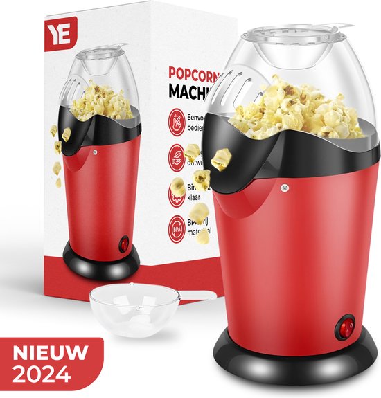- Tasty Pops - Retro popcorn machine (2-3 personen) 1200W - Inclusief ...
