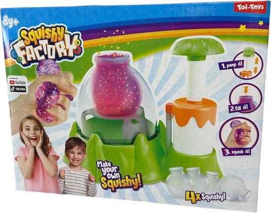 Squishy Factory Set 4x Squishy - Maak je eigen squishy | bol