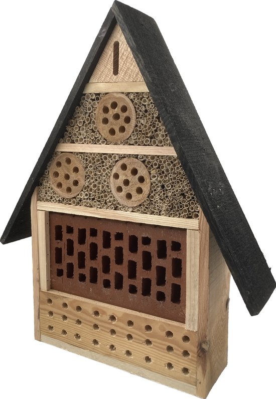 GARDEN SPIRIT Insectenhotel met baksteen 38 x 12 x 50 cm | bol