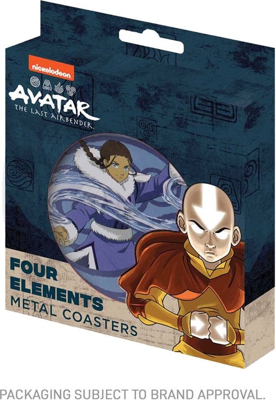 Avatar The Last Airbender Coaster 4-Pack | bol