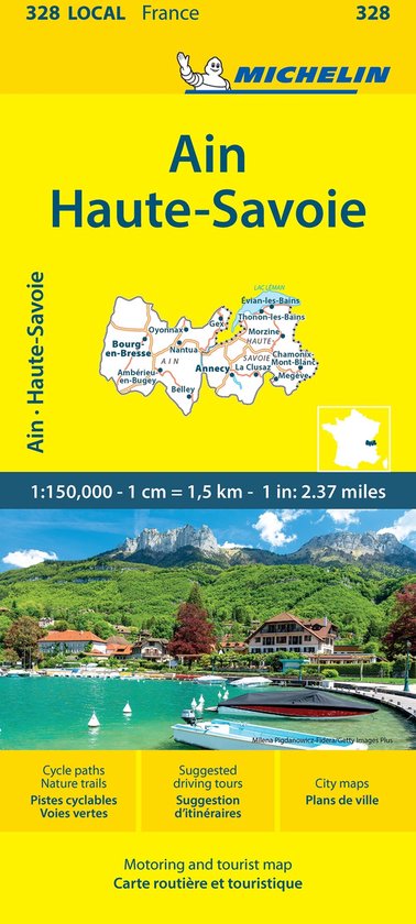 Ain Haute-Savoie - Michelin Local Map 328 | bol
