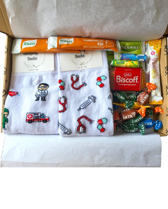 Cadeau box – Beterschap - Ziek - Opkikker - Verkouden - Zuster ...