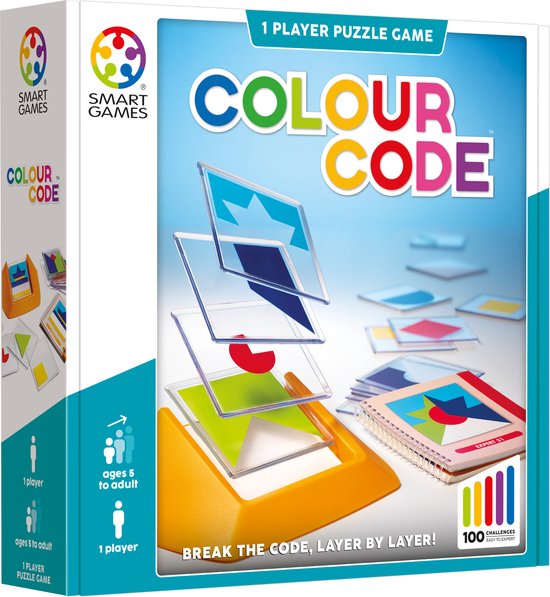 SmartGames - Colour Code - Educatief spel - Vormen en Kleuren | Games | bol