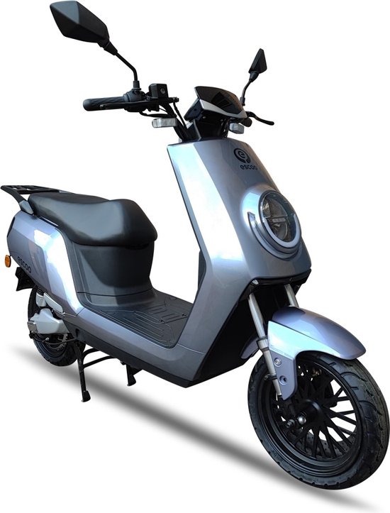 ESCOO Ronda Dark Grey - Elektrische scooter/brommer - 45km/h - 2000W ...