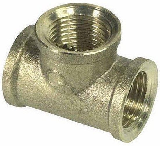 Messing T-stuk 3/4 | bol