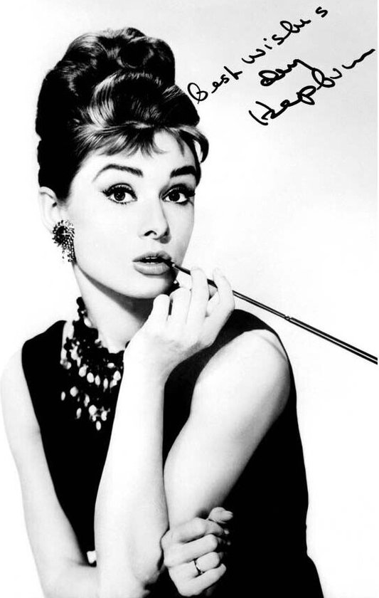 Handtekening Van Audrey Hepburn Audrey Hepburn Signed | EBay