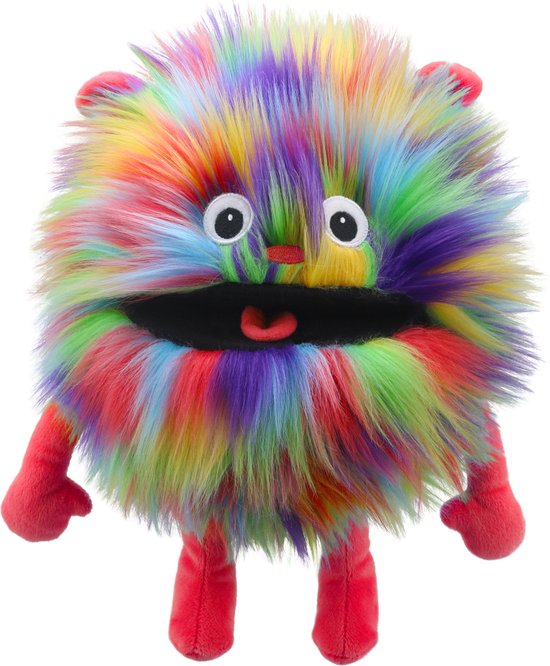 The Puppet Company handpop regenboog monster 35cm pluche speelgoed ...
