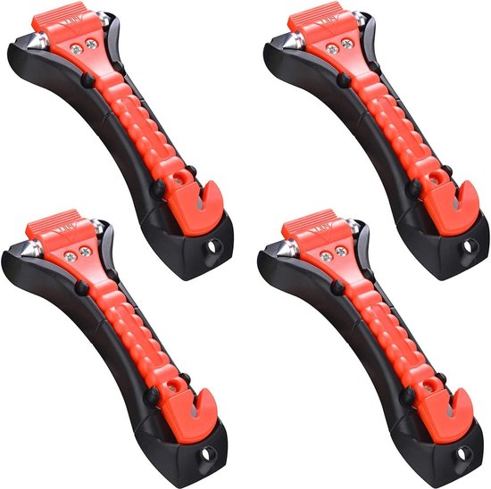 4pcs Emergency Hammer for Car- Large Car Window Emergency Hammer with ...