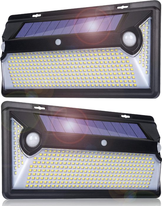 360 LED Extra Groot Solar Buitenverlichting met 2 Bewegingssensor ...