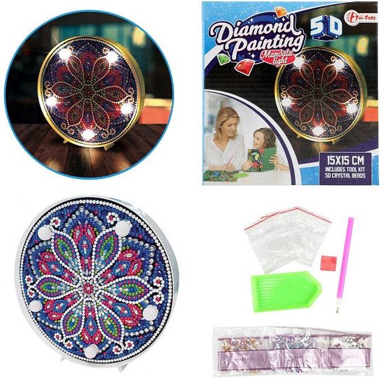 Diamond Painting Lamp Mandala | bol