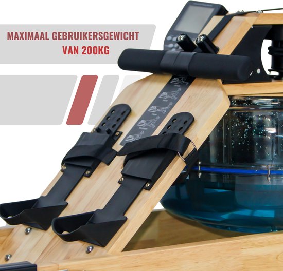 FitFirst® Roeitrainer met Waterweerstand - Inklapbare Roeimachine ...