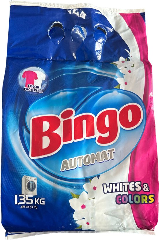 Bingo Automat Whites & Colors 4,05 KG - (3 x 1,35 KG) - Waspoeder ...