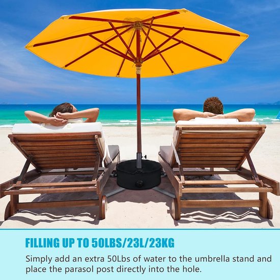 1000D Ronde Paraplu Basis Gewicht Tas Waterparasol Gewichten Zak met ...