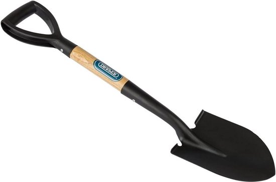 Ronde Punt Mini Schep - Houten Schacht - Tuinieren Gereedschap | bol