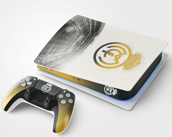 Voetbal Sticker Skin voor PS5 Console - Real Madrid Thema - Digitaal ...