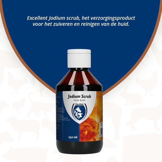 Excellent Jodium Scrub 250 ml - Dierenverzorging - Reinigt huid en ...