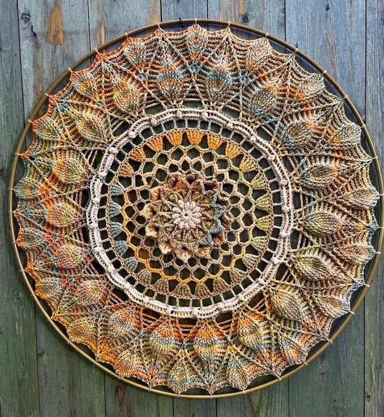 GARENPAKKET MANDALA/DROMENVANGER - GEHAAKT - DIAMETER 100 CM. | bol