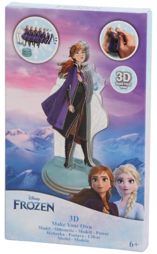 3D DIY Disney Frozen - Disney maak je eigen 3D-figuur - Disney Frozen | bol