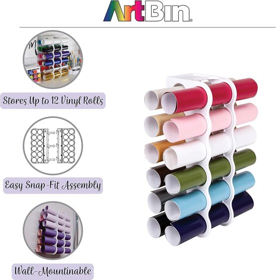 VINYL ROLL OPSLAG WIT | bol