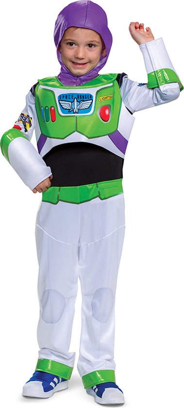 DISNEY - TOY STORY 4, Buzz Lightyear Adaptive Costume, Maat S (5-6 jaar ...