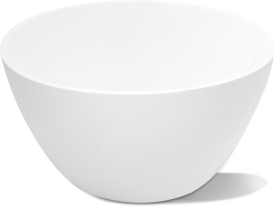 ALONI HIRA SOLID SURFACE OPBOUW WASKOM (21CM) - WIT | bol